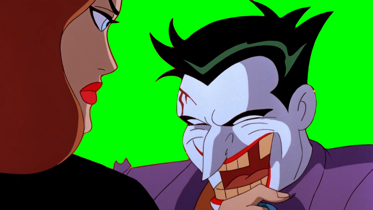 Joker Laughing Meme Batman Mask Of The Phantasm Movie Green Screen Creatorset